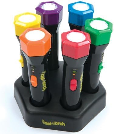Easi-Torch - 6 rechargeable torches + charging station ideal for ...