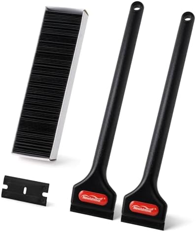Amazon.com: FOSHIO Long Handle Razor Blade Scraper, Two Sided Scraper ...