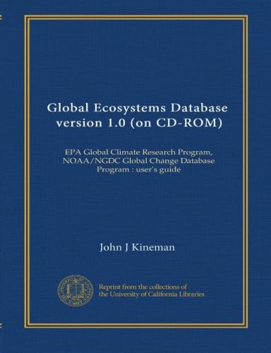 Global Ecosystems Database, version 1.0 (on CD-ROM): EPA Global Climate ...