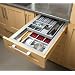 RICHELIEU 2-Layer Kitchen Drawer Organizer - Cutlery Tray Double ...