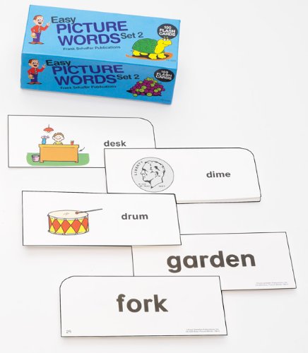 Easy Picture Words: Set 2 (Phonics Flash Cards) : School Specialty ...