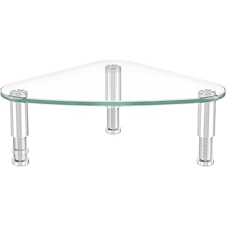 Computer Monitor Stand Riser/Triangle Save Space Desktop Corner Stand ...
