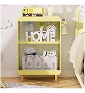 Amazon.com: SYKIARIOL Metal Side Table,Cute Nightstand, 4-Tier End ...