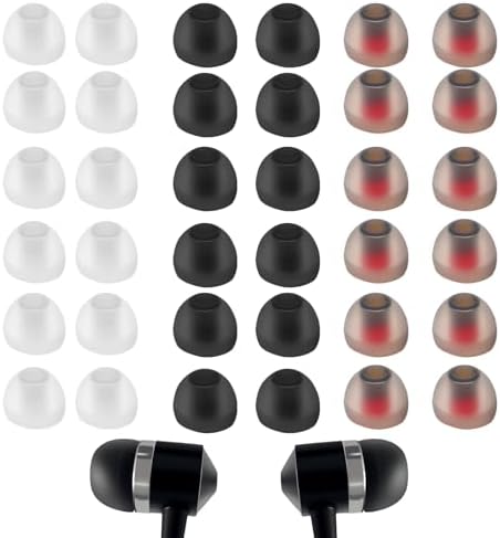 Amazon.com: YUXIANLB 36 Pcs Earbud Replacement Tips of Headphone ...