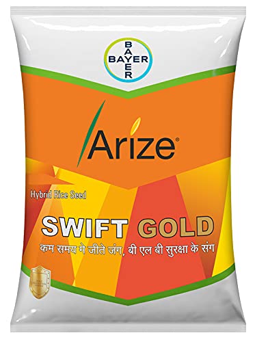 Arize Swift Gold- By Bayer BioScience- 3 Kg- Hybrid Paddy Seeds ...