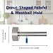 Falafel Maker Press Stainless Steel Syrian Type With Hole - Want It All
