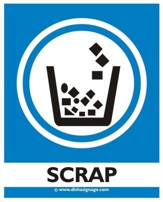 Scrap Sign Board : Amazon.in: Industrial & Scientific
