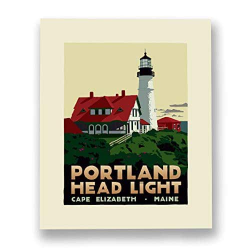 Amazon.com: Portland Head Light, Maine Print (8x10 Lighthouse Travel ...
