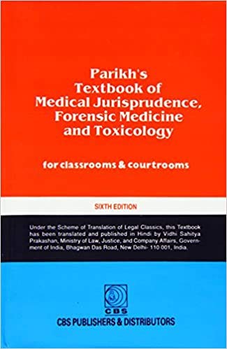 Buy Textbook Of Medical Jurisprudence, Forensic Medicine And Toxicology ...