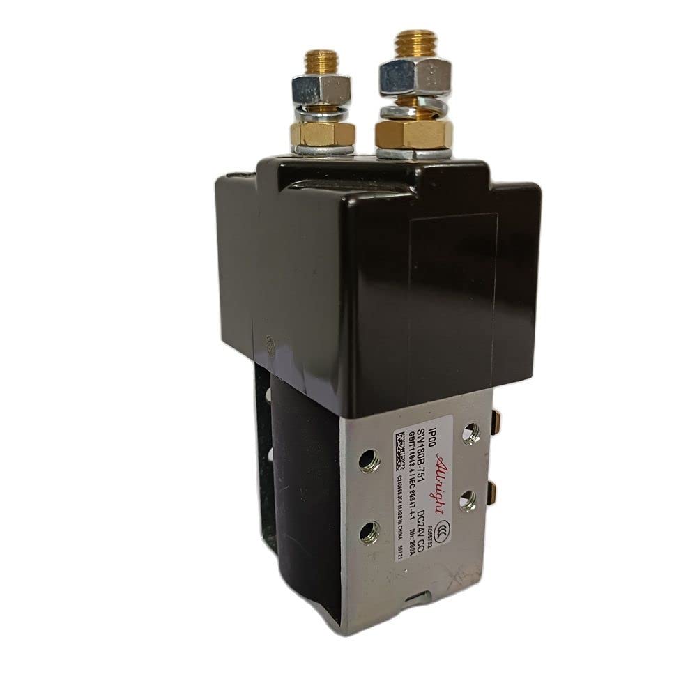 JWDAWN SW180 24V 200A DC Contactor SW180B-751 24 Volt 200 Amp Solenoid ...