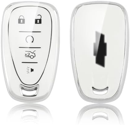 Amazon.com: UHONSN for Chevrolet Key Fob Cover Keys Shells Soft TPU ...