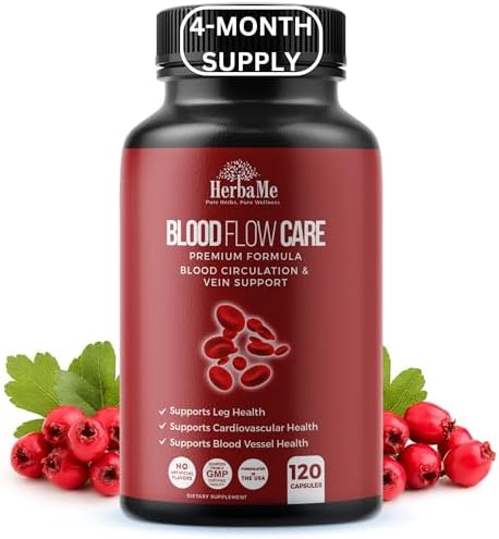 Amazon.com: HerbaMe Blood Circulation Supplement, 120 Capsules ...