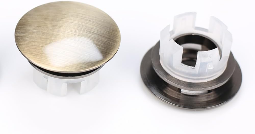 DEAKYNE Sink Overflow Ring 2 Pack Matte Black Bathroom Vanity Sink ...