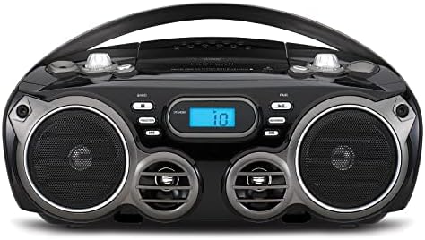 Amazon.com: Proscan PRCD682BT 6-Watt-RMS Portable CD Boom Box with ...