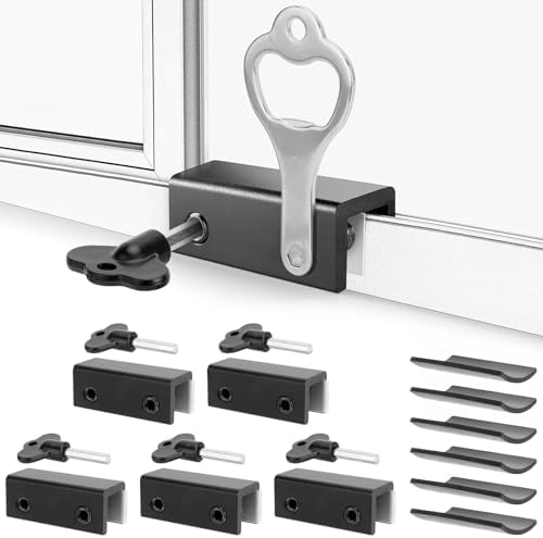 EYAKEG Window Locks, Sliding Window Locks with Key for Vertical ...