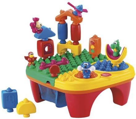Amazon.com: Fisher-Price Pop-Onz Pop 'N Twirl Table Building System ...