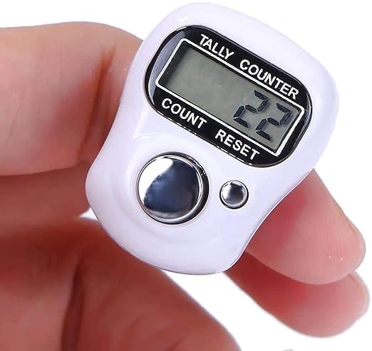 ANKALING Mini Finger Counter Ring, Digital Hand Tally Counting Machine ...
