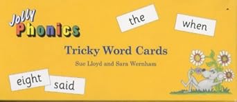 Jolly Phonics Tricky Word Cards : Lloyd, Sue: Amazon.it: Libri