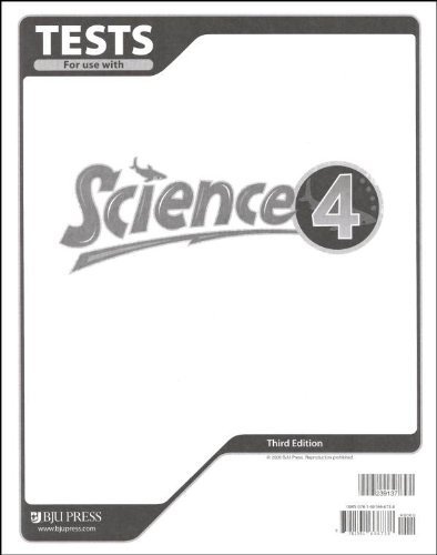 Science 4 Testpack 3rd Edition: BJU Press: 9781591666738: Amazon.com: Books