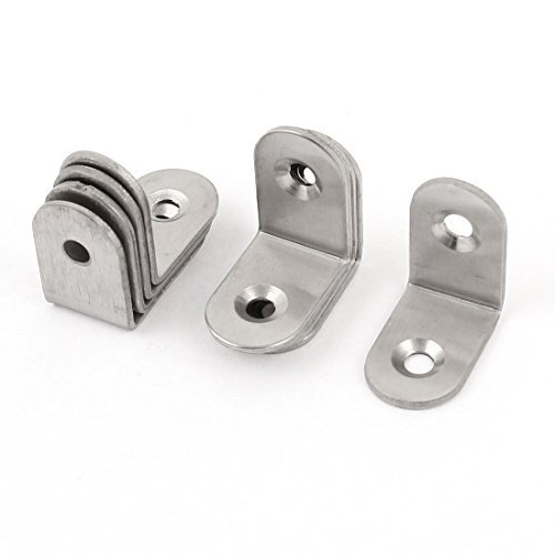 Alcoa Prime9 Pcs 25x25x1.7mm 90 Degree Metal Right Angle Bracket Shelf ...
