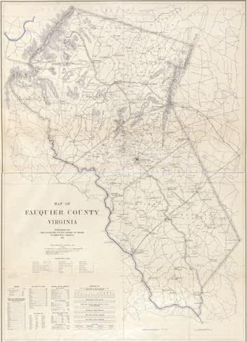 Amazon.com: 1914 Map of Fauquier County Virginia : Home & Kitchen