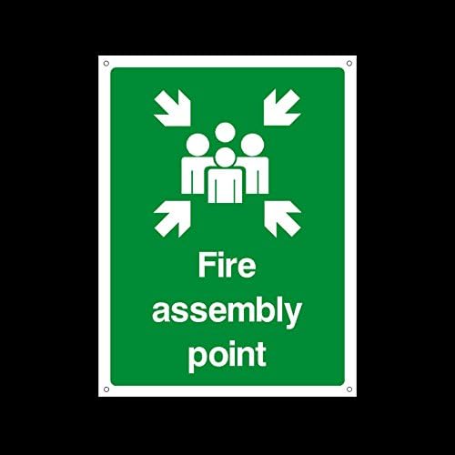 Fire Assembly Point - 6mm Correx Sign with 4 Pre-Drilled Holes - Site ...