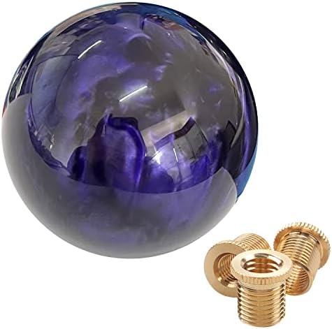 Amazon.com: ATNVIDSG Round Ball Marble Style Shift Knob Universal ...