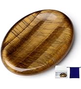 Amazon.com: NUKAYAI 20PCS Tiger Eye Heart Stones Love Shaped Healing ...