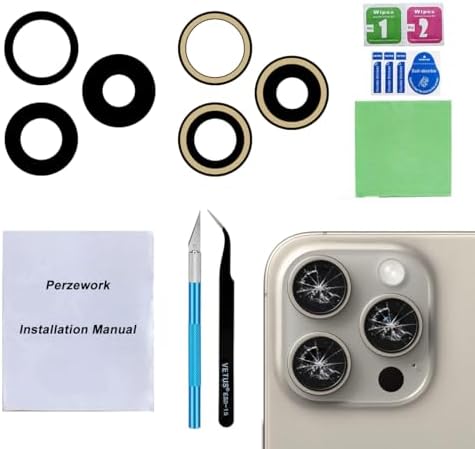 Amazon.com: Perzework OEM Back Rear Camera Lens Glass Replacement for ...