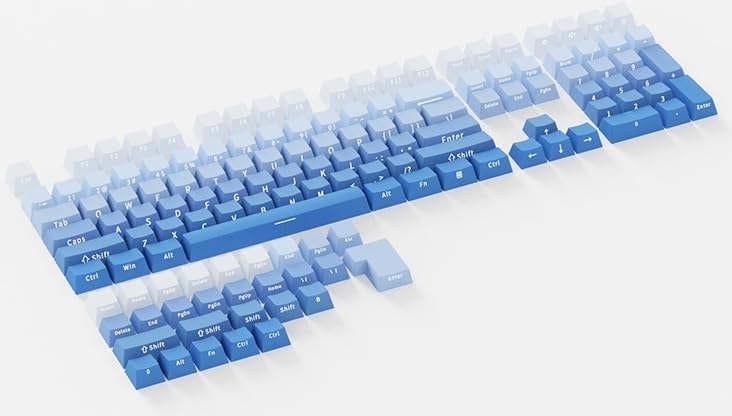 Amazon.com: Cmokifuly Side Printed Keycaps 136 Keys Shine-Through OEM ...