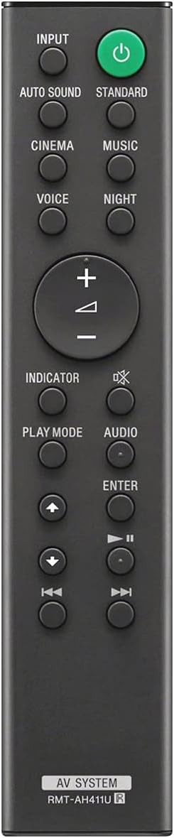 Amazon.com: RMT-AH411U Remote Control Replacement for Sony Sound Bar ...