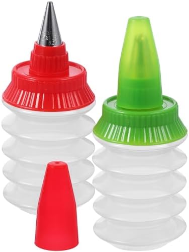 Amazon.com: MAGICLULU 2Pcs Squeeze Writer Bottles Cookie Icing Bottles ...