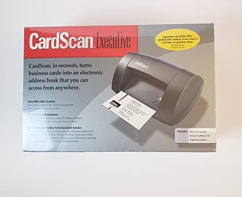 Amazon.com: DYMO CardScan v9 Executive Business Card Scanner and ...