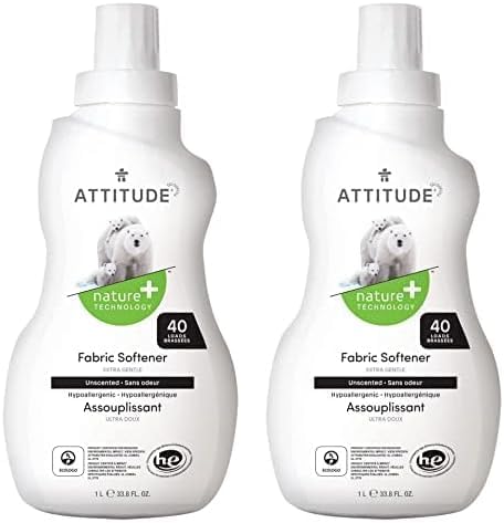 Amazon.com: ATTITUDE Sensitive Skin, Hypoallergenic Fabric Softener ...