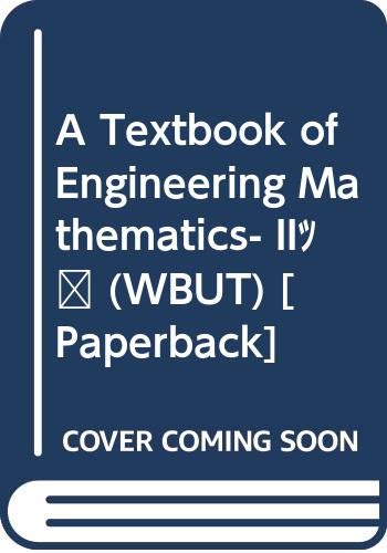 Buy A Textbook of Engineering Mathematics- II (WBUT) Book Online at Low ...