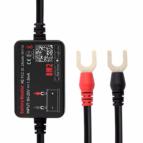 BLE Battery Monitor BM2 for Car 12V Battery Tester with Bluetooth ...