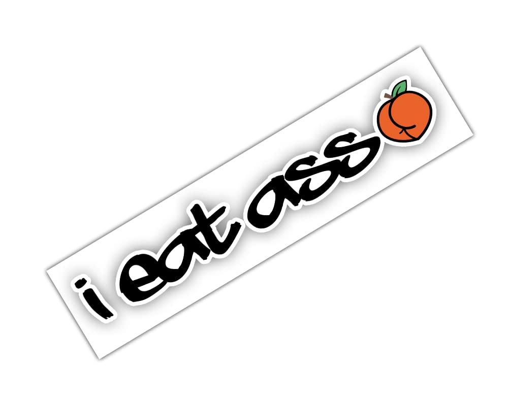 Amazon.com: I eat ass Vinyl Windshield Decal Sticker Banner Window Car ...