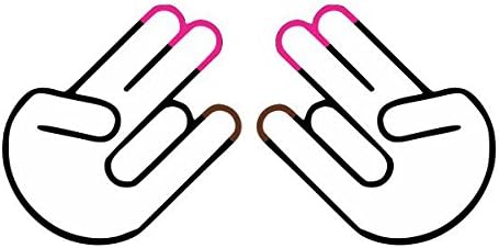 Amazon.com: JS Artworks Shocker 2 in Pink 1 in Stink Vinyl Sticker ...