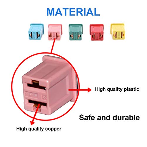 Snapklik.com : 5 Pack Automotive Low Profile Mini Jcase Fuse 30 Amp ...