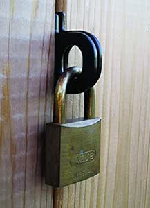 Snug Cottage Hardware 1300-00SP Stainless Steel Padlock Eyes, Black ...