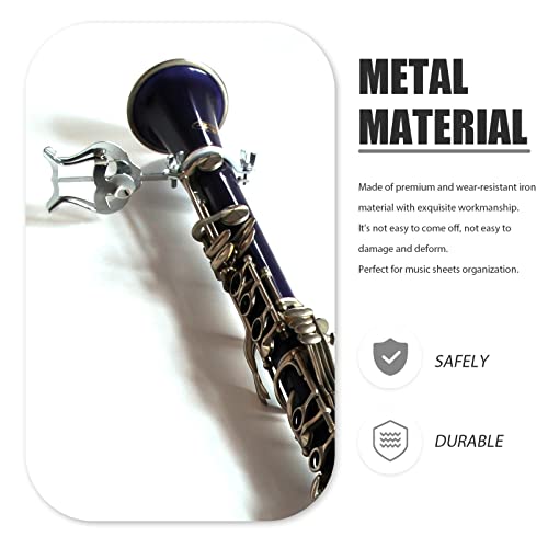 MILISTS Small Iron Score Stand Clarinet Sheet Music Clip Clarinet ...