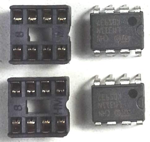 LM311 Voltage Comparator with Strobe 8 PIN,DIP, Romtek Set of Two nos ...