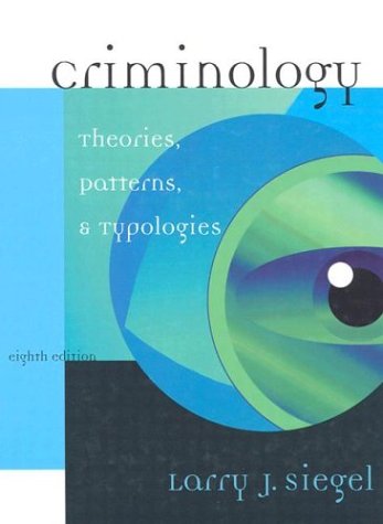 Amazon.com: Criminology: Theories, Patterns, and Typologies Non ...