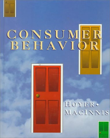 Amazon.com: Consumer Behavior: 9780395665923: Hoyer Wayne D.: Books