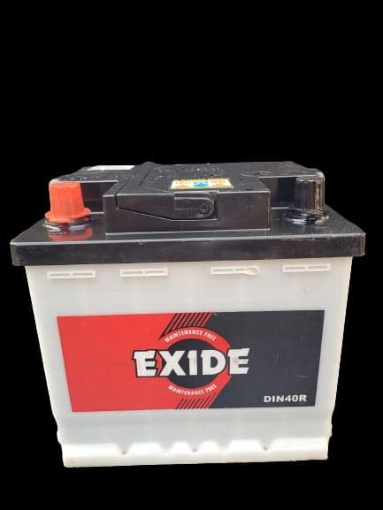 ECO BATTERIES 12V 40Ah DIN 40 R Pole ExiIde : Amazon.in: Electronics