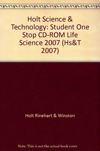Life Science, Grade 6 Student One Stop: Holt Science & Technology Short ...
