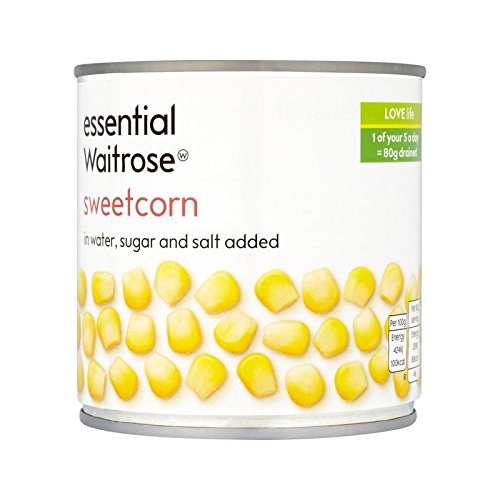 Amazon.com : Sweetcorn essential Waitrose 326g - Pack of 6 : Everything ...