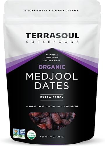 Amazon.com: Terrasoul Superfoods Organic Medjool Dates, 16oz - Soft ...