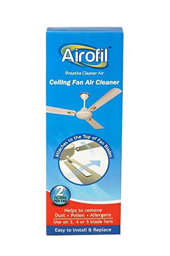 Airofil Ceiling Fan Room Air Cleaner helps to capture dust,pollen ...