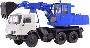 Amazon.com: for MODIMIO Russia for Kamaz EO-3532(5511) Excavator 1/43 ABS Truck Pre-Built Model ...